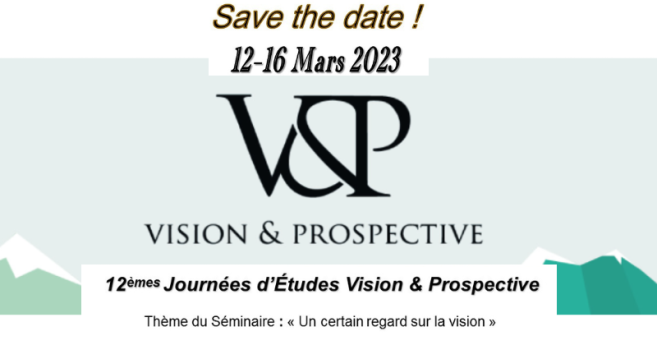Ce qu'il faut savoir sur les 12e journées d’études Vision & Prospective ...