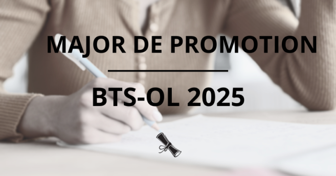BTS-OL 2025 : découvrez le parcours et l'ambition de la major de promo | Acuité