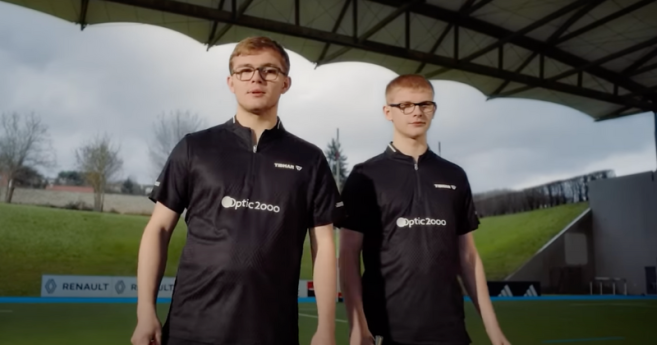 Une pub Optic 2000 décalée avec les frères Lebrun et le XV de France ...