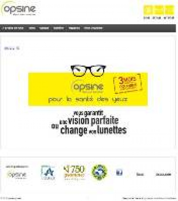 Les opticiens-lunetiers Opsine présentent leur nouveau site web | Acuité